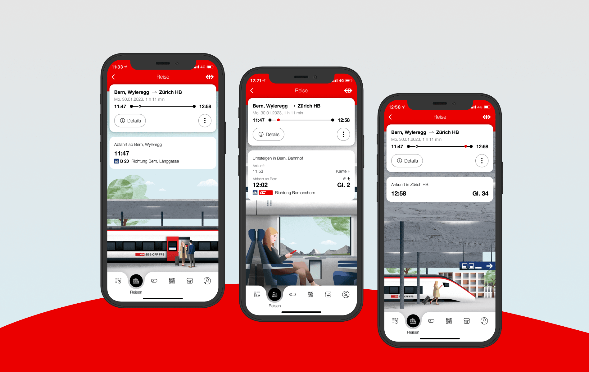 Designprinzipien der neuen SBB Mobile App – Unic
